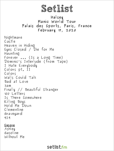 Spoiling You with Halsey's 2020 "Manic World Tour!" Setlists! | setlist.fm